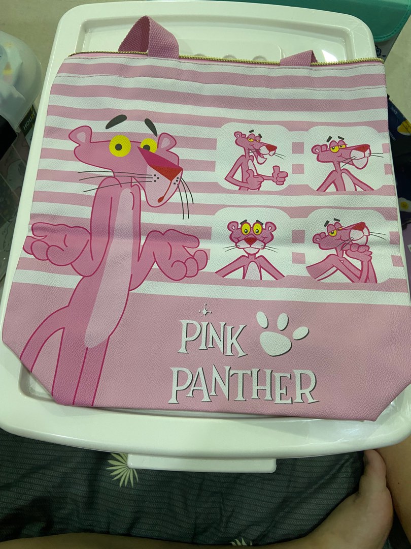 Pink panther tote, Women's Fashion, Bags & Wallets, Tote Bags on Carousell