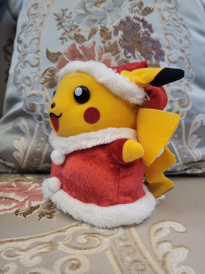 Pokemon Christmas Pikachu Mini Stuffed Toy, Hobbies & Toys, Toys ...