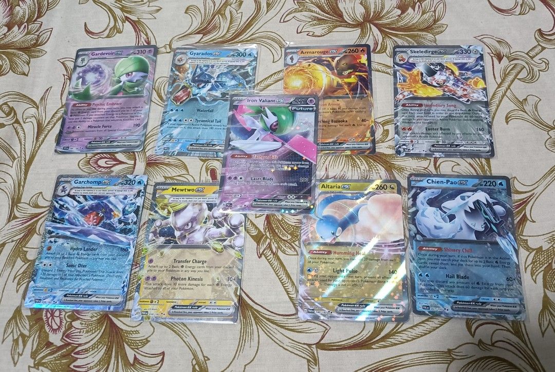 Pokemon Ex Cards | Iron Valiant Ex / Chien Pao Ex / Gyarados Ex ...