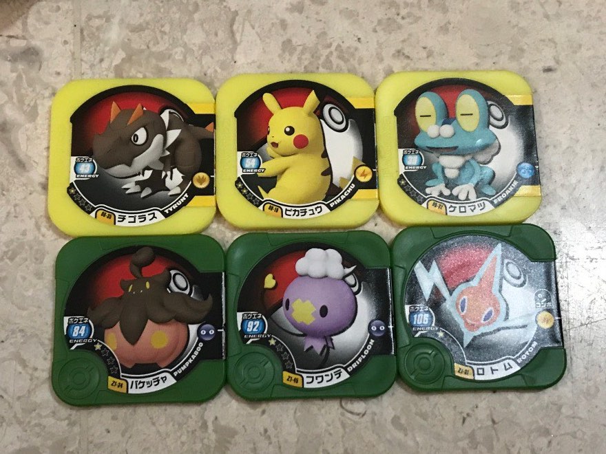 Pokemon tretta tokens game, Hobbies & Toys, Toys & Games on Carousell