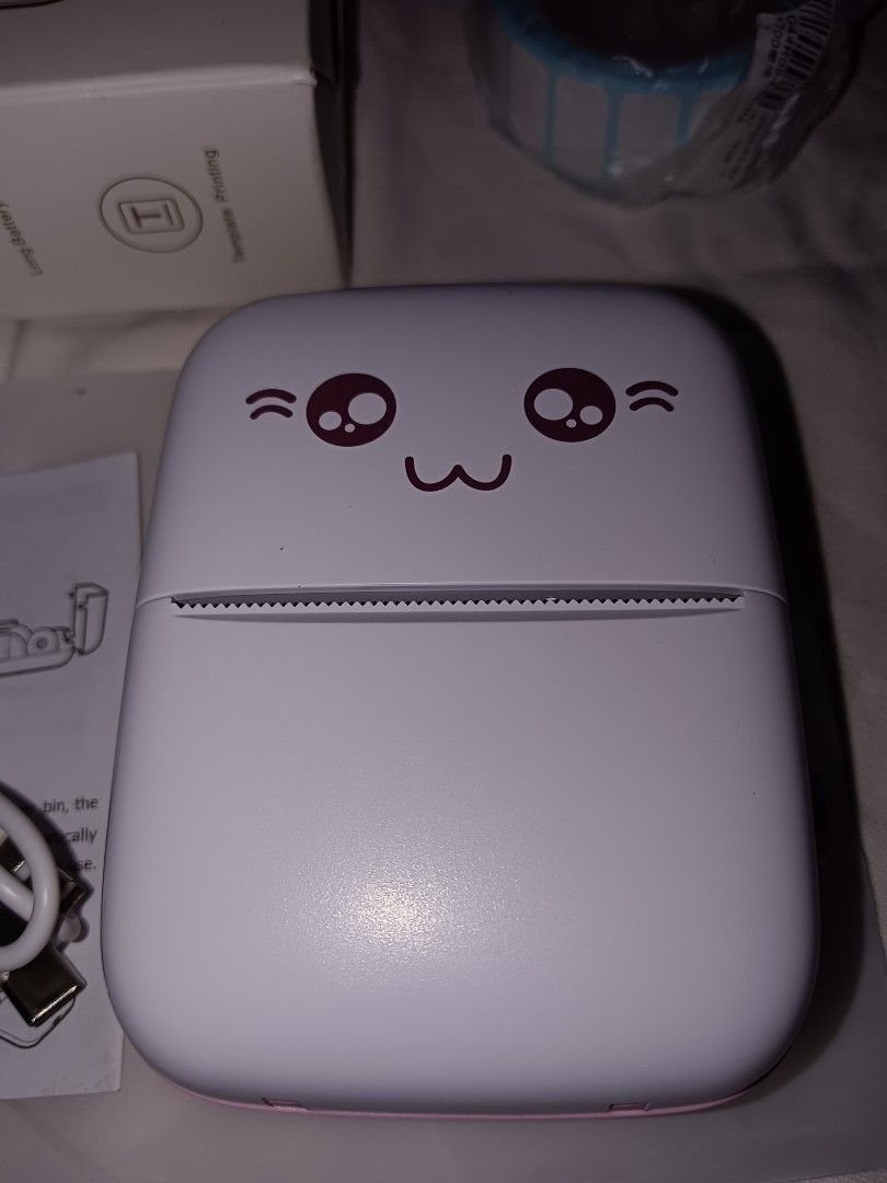 Portable mini printer Bluetooth, Computers & Tech, Printers, Scanners ...