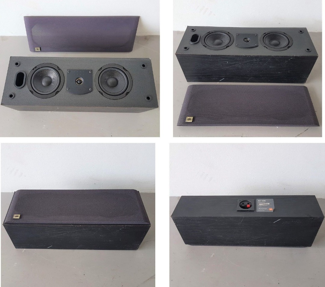 Premium JBL Centre Channel Speaker, Model SC305, Made in USA, 100 Watts ...