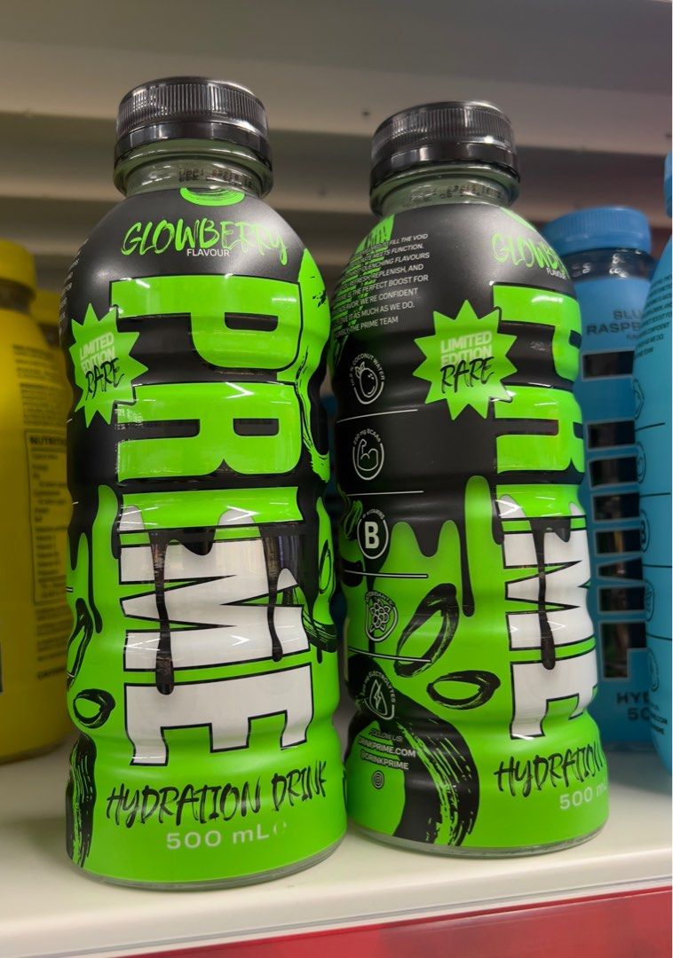 Prime Glowberry (limited edition rare), Food & Drinks, Beverages on ...