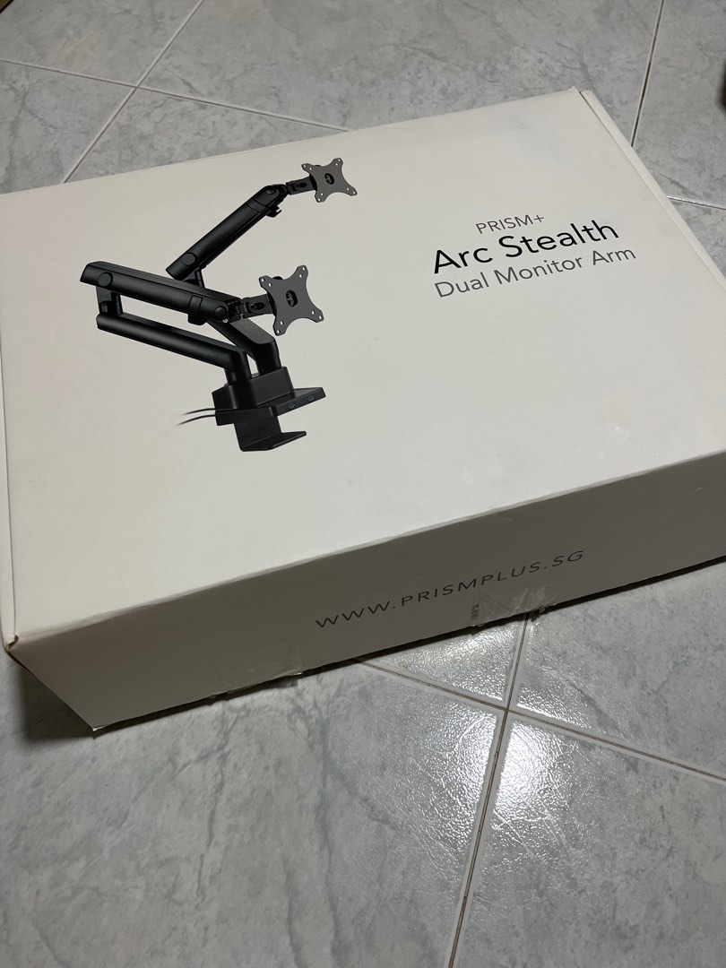 Prism arc stealth Dual, Computers & Tech, Parts & Accessories, Monitor Screens on Carousell