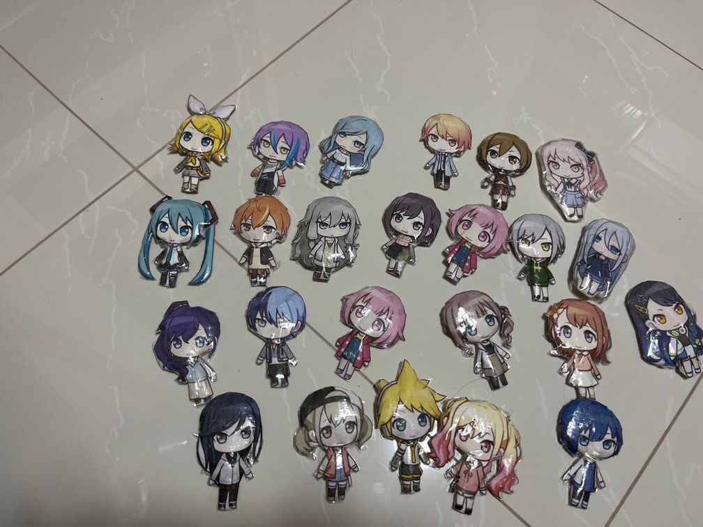 Project Sekai Homemade Chibi Paper Squishies, Hobbies & Toys, Toys ...