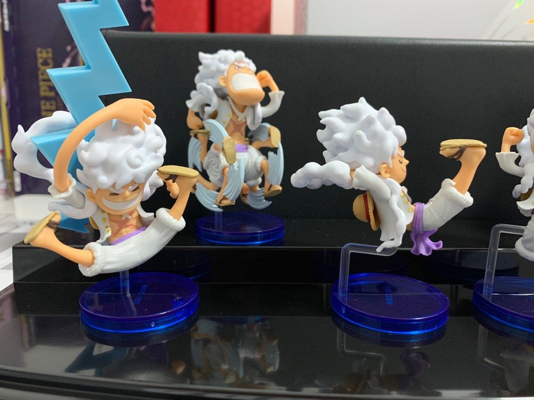 RESERVED [Ready Stock] Bandai One Piece WCF Luffy Gear 5 Nika Full set ...