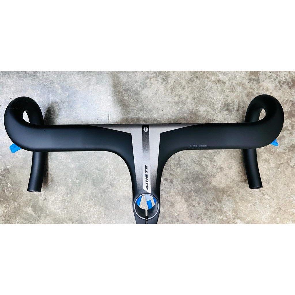 ROADBIKE CARBON INTEGRATED HANDLEBAR - DECAF ARIETE, Sports Equipment ...