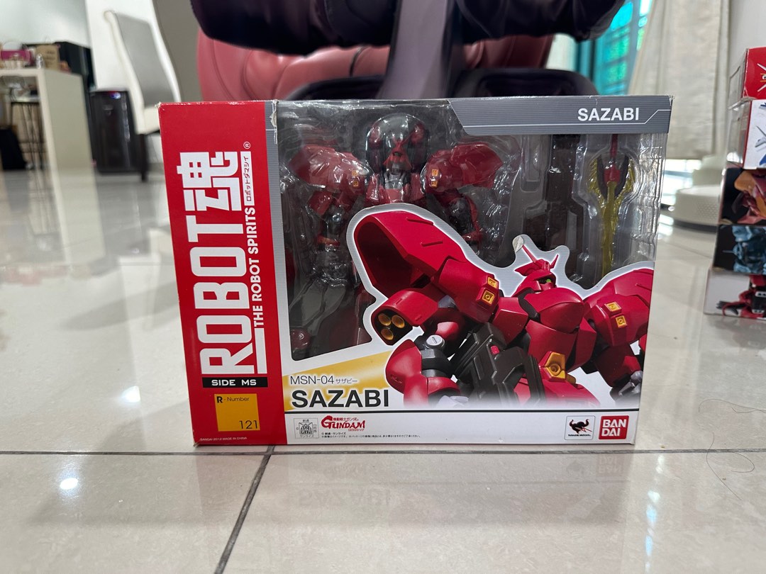Robot damashii Sazabi Gundam, Hobbies & Toys, Toys & Games on Carousell