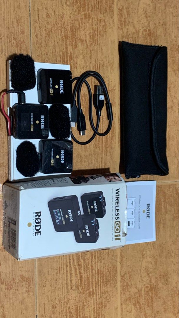 Rode Wireless Go ii Microphone System, Audio, Microphones on Carousell