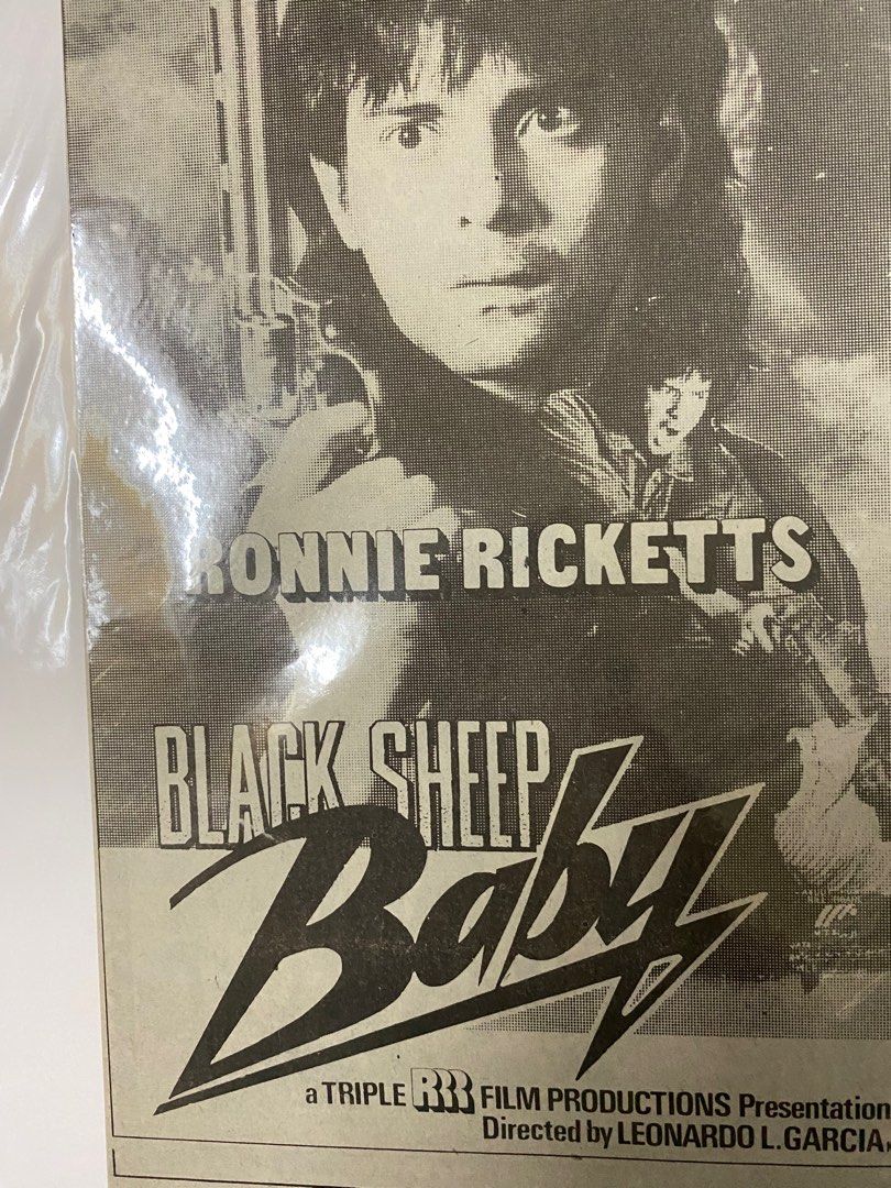 RONNIE RICKETTS AS BLACK SHEEP BABY - Tagalog Filipino Old Newspaper ...