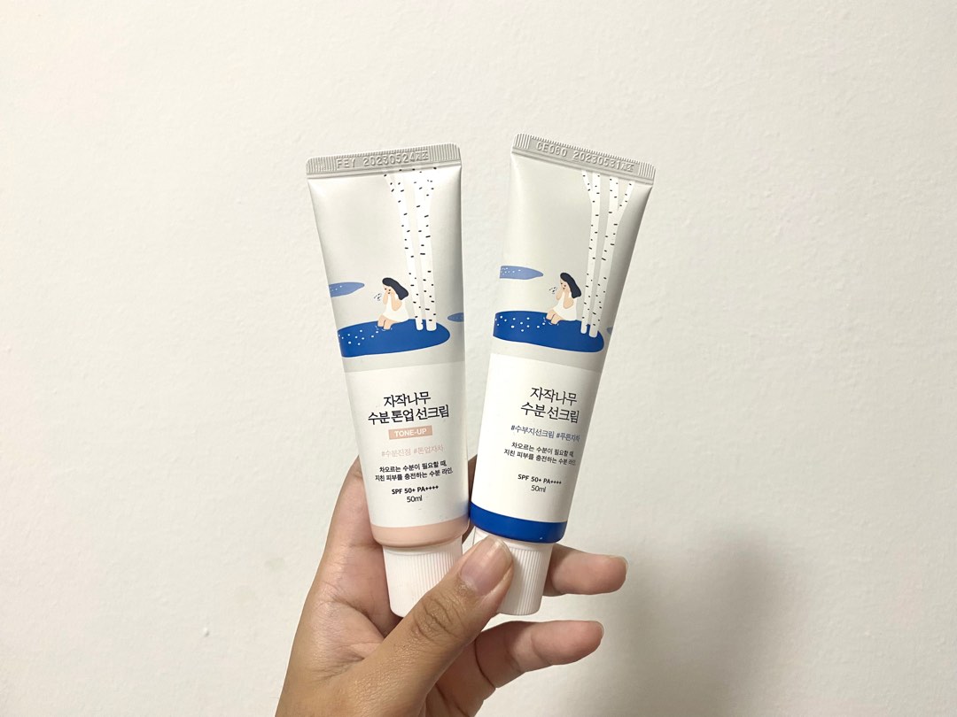 Roundlab Sunscreen (Moist & Tone Up), Beauty & Personal Care, Face ...