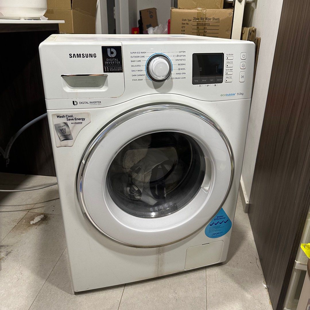 Samsung 9KG Front Load Washing Machine (WW90H5200EW), TV & Home ...