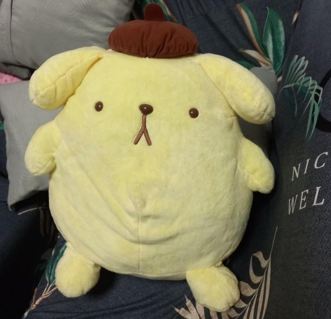 Sanrio Furyu Pompompurin Big Jumbo Plushie Stuffed Toy, Hobbies & Toys ...