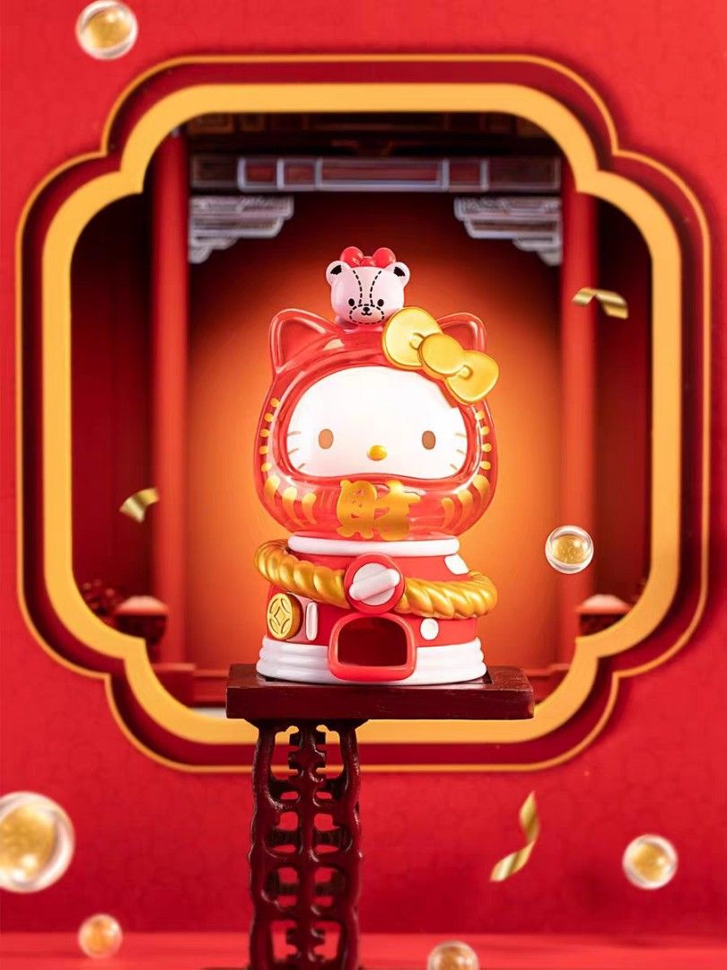 Sanrio Toptoy Lucky Daruma Gashapon Capsule Machine Blindbox [Hello ...