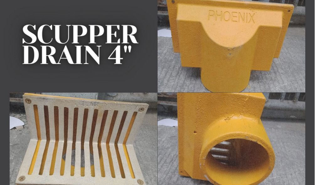 Scupper Drain 4, Commercial & Industrial, Industrial Equipment on Carousell