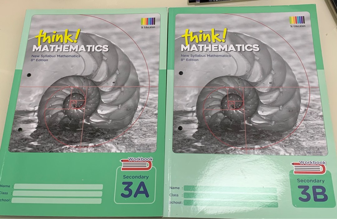 sec 3 math workbook (think mathematics 8th edition), Hobbies & Toys, Books & Magazines ...