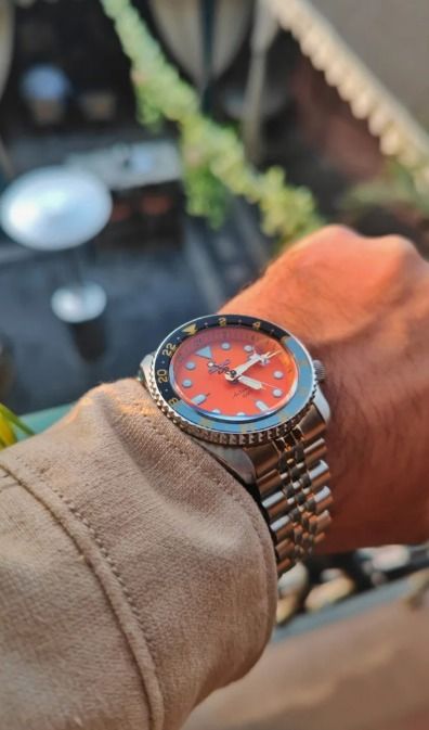 Seiko 5 Sports SSK005K1 SKX Sports Style GMT Automatic Stainless Steel ...