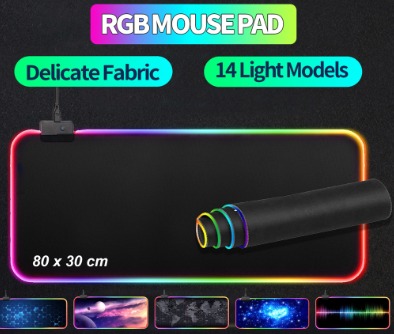 【SG】Large RGB Mousepad Gaming Mouse Pad RBG Mouse Mat Oversized Desk ...