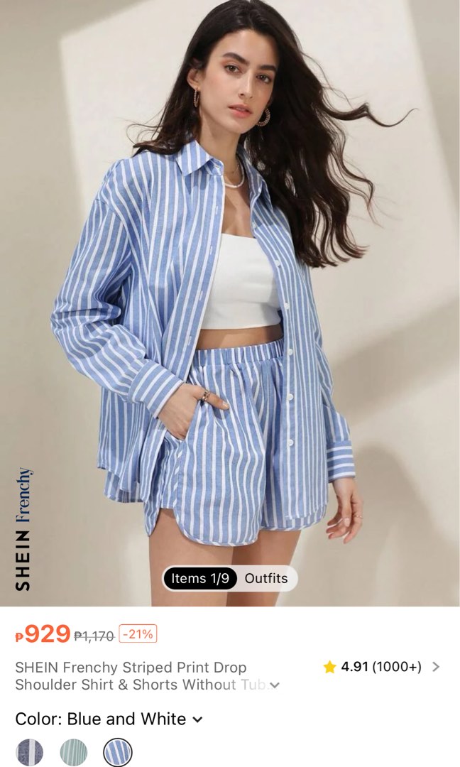 SHEIN COORDINATES (Sando not included), Women's Fashion, Dresses & Sets ...