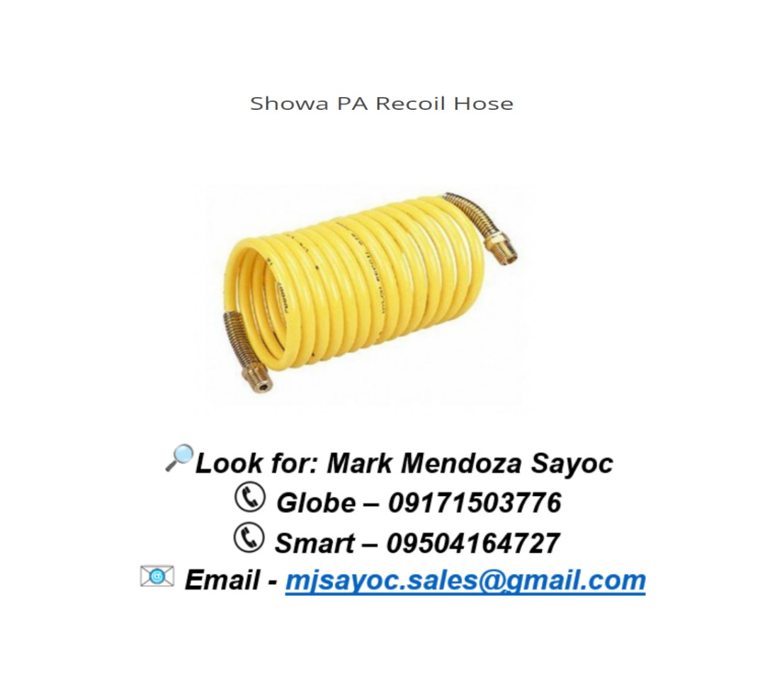 Showa PA Recoil Hose, Commercial & Industrial, Construction Tools ...