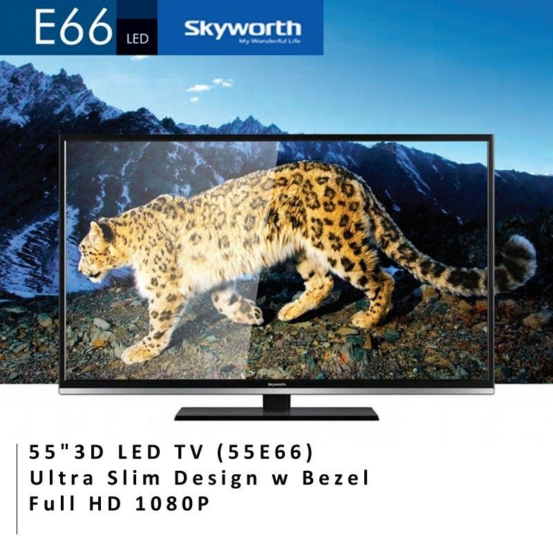 Skyworth 55E66 3D LED TV, TV & Home Appliances, TV & Entertainment, TV ...