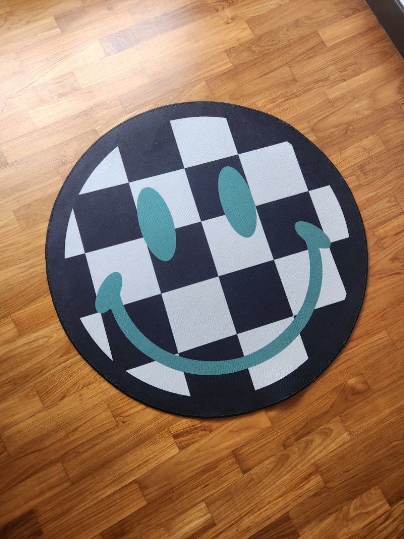 Smiley floor mat / carpet, Furniture & Home Living, Home Decor, Carpets ...