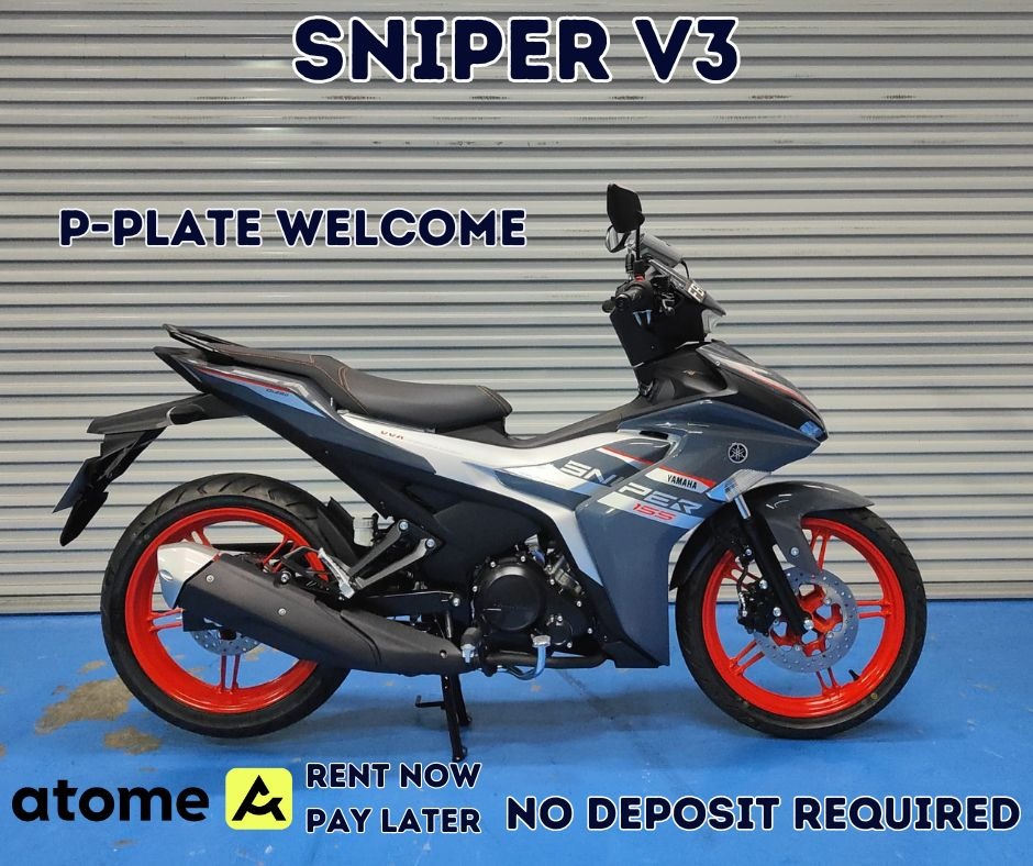 SNIPER V3 Yamaha scooter motorcycle bike rental for rent, Motorcycles ...