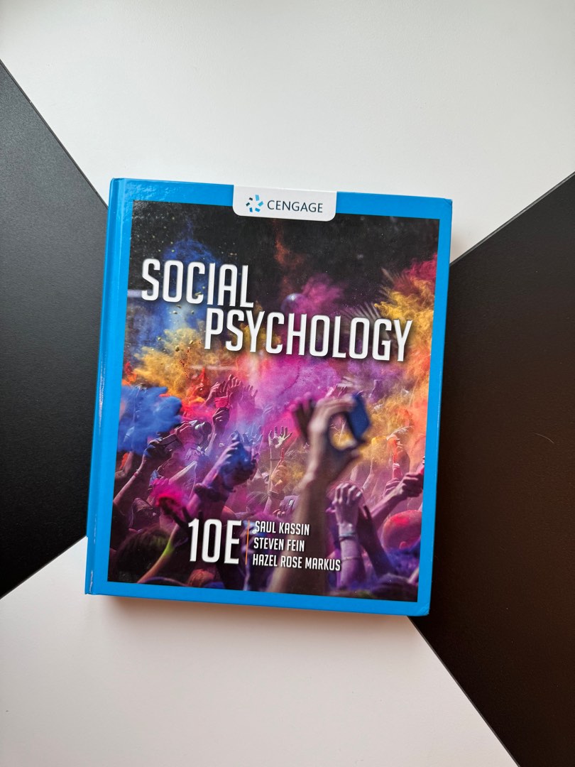 Social Psychology Textbook 10th Edition, Hobbies & Toys, Books ...