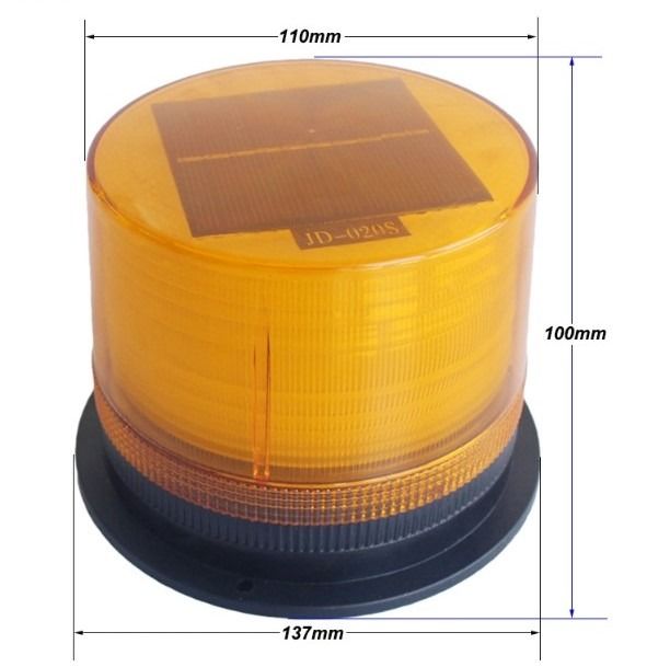 Solar Flashing Magnetic Beacon Warning Light, Furniture & Home Living ...