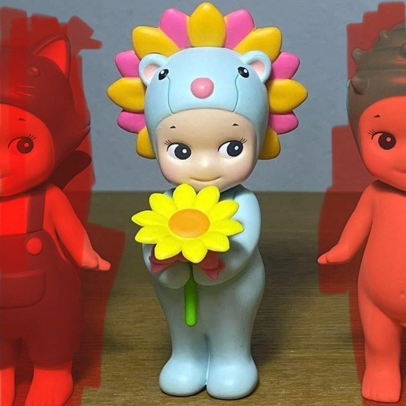 Sonny angel blue sunflower lion, Hobbies & Toys, Toys & Games on Carousell