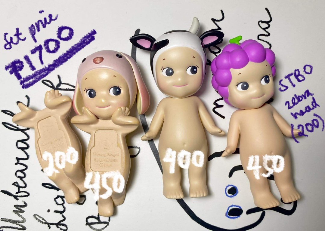 sonny angel lop ear hipper set cow grapes zebra, Hobbies & Toys, Toys ...