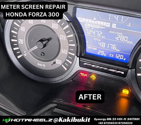 SPEEDOMETER REPAIR/LCD SCREEN REPAIR-HONDA FORZA 300/FORZA 350 ...