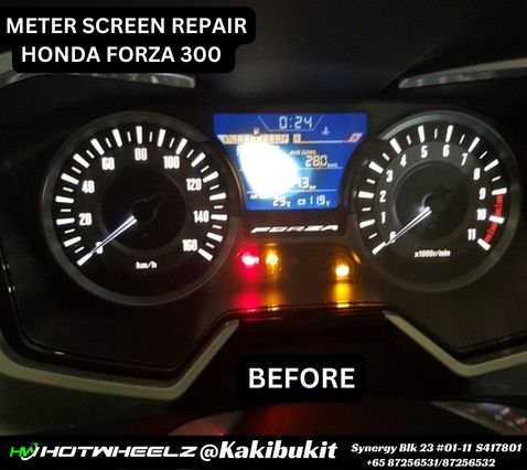 SPEEDOMETER REPAIR/LCD SCREEN REPAIR-HONDA FORZA 300/FORZA 350 ...