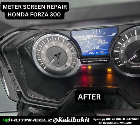 SPEEDOMETER REPAIR/LCD SCREEN REPAIR-HONDA FORZA 300/FORZA 350 ...