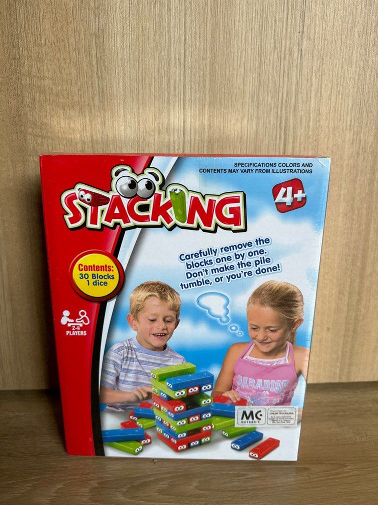 Stacking Blocks Toy (like uno), Hobbies & Toys, Toys & Games on Carousell