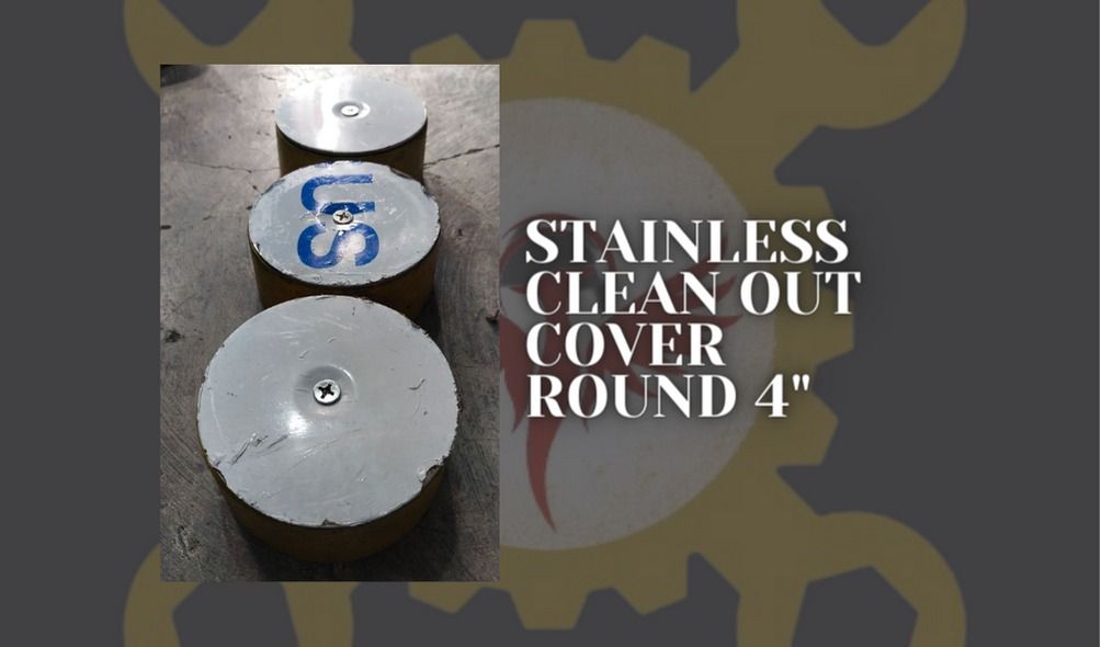 Stainless Clean Out Cover Round 4, Commercial & Industrial, Industrial ...