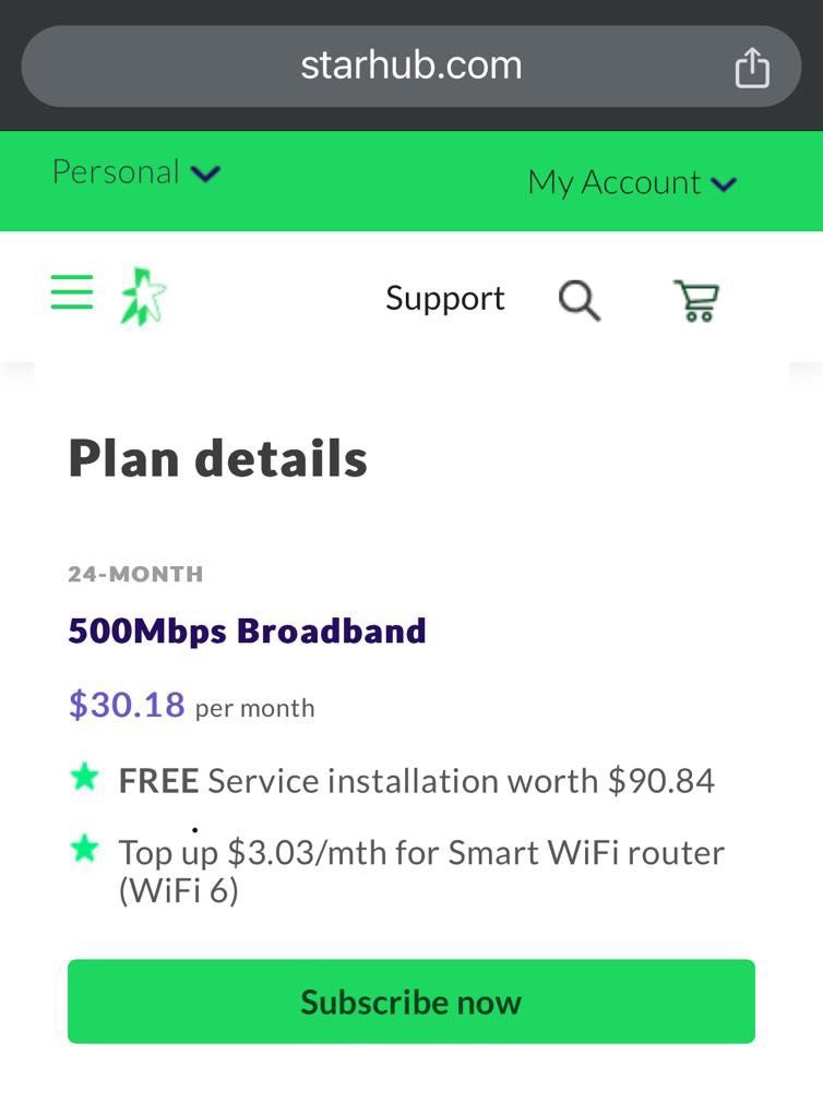 StarHub Fiber Internet broadband 500Mbps Transfer, Computers & Tech ...