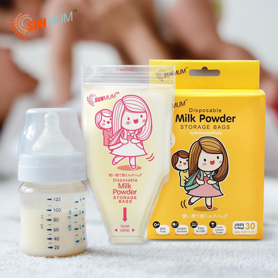 Sunmum Disposable Milk Powder Storage Bags, Babies & Kids, Nursing ...