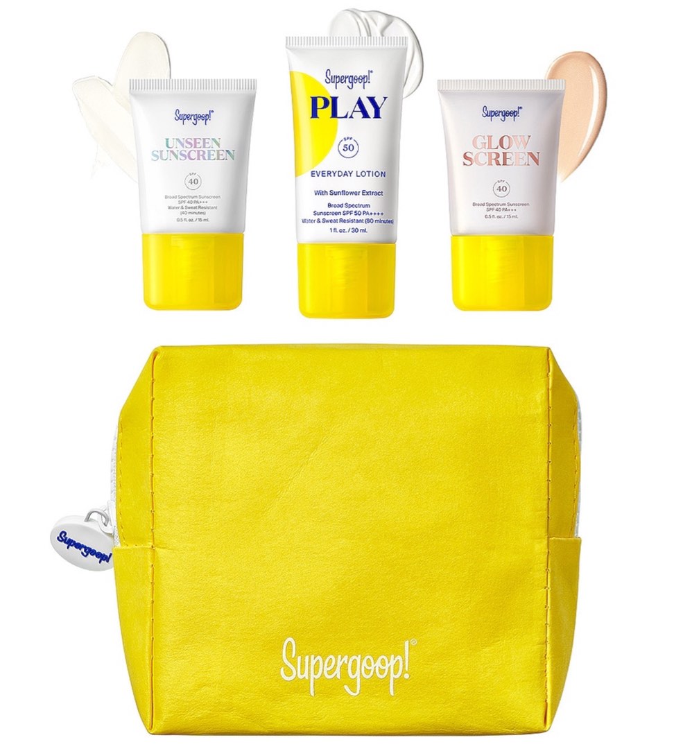 Supergoop SPF Best Sellers Starter Kit, Beauty & Personal Care, Face ...