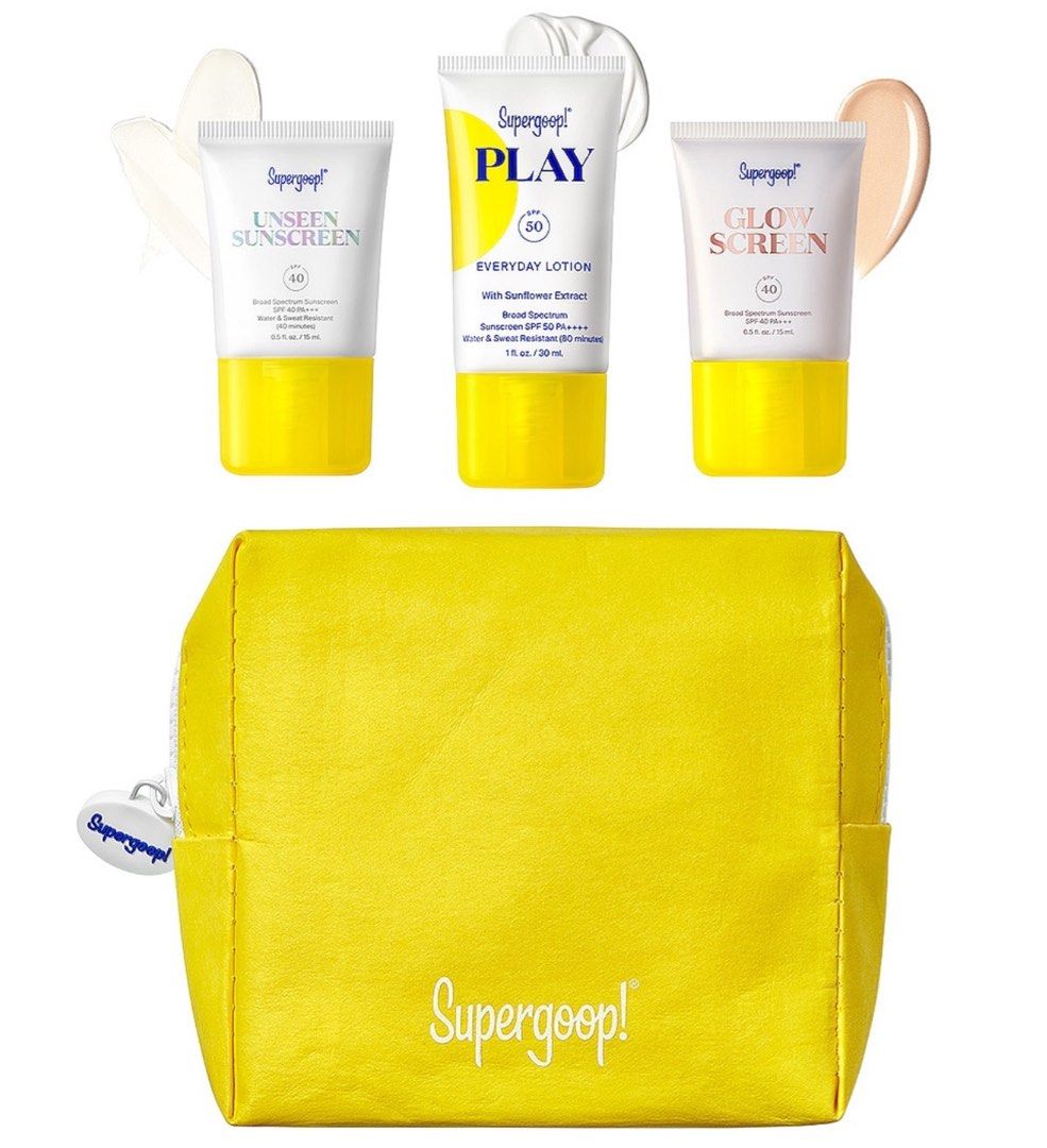 Supergoop SPF Best Sellers Starter Kit, Beauty & Personal Care, Face ...