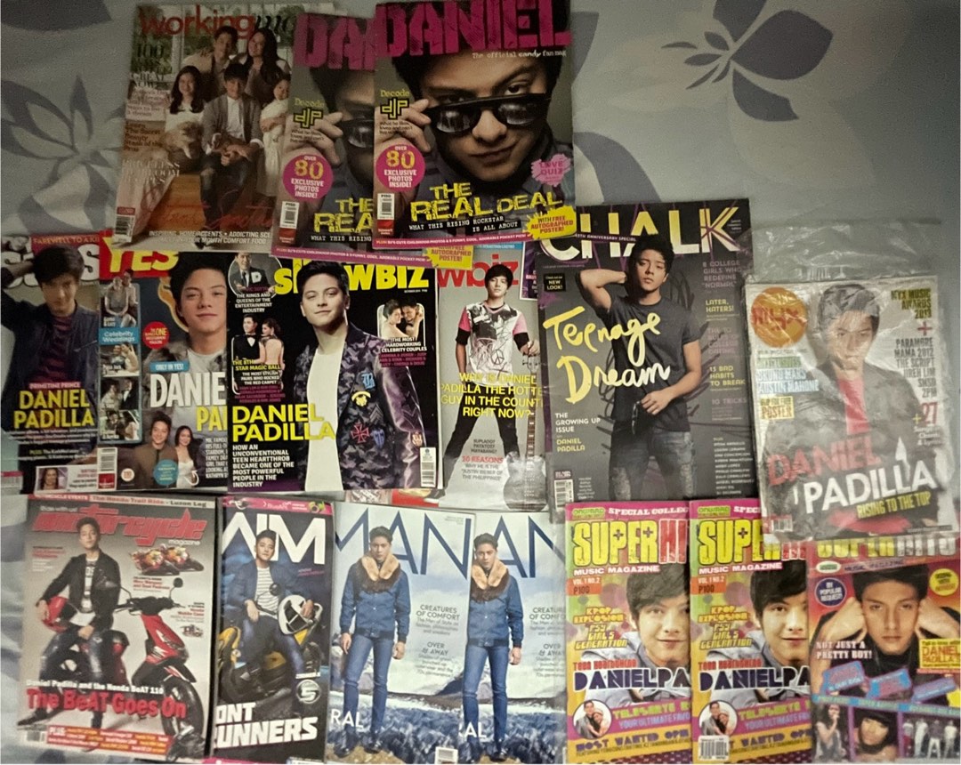 TAKE ALL DANIEL PADILLA Magazines (w/ FREEBIES), Hobbies & Toys, Books ...
