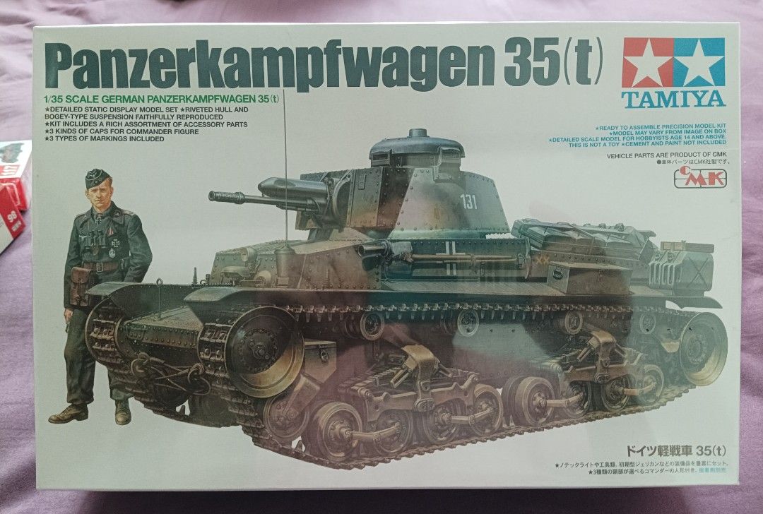 Tamiya Panzerkampfwagen 35t 1/35 Light Tank German, Hobbies & Toys ...