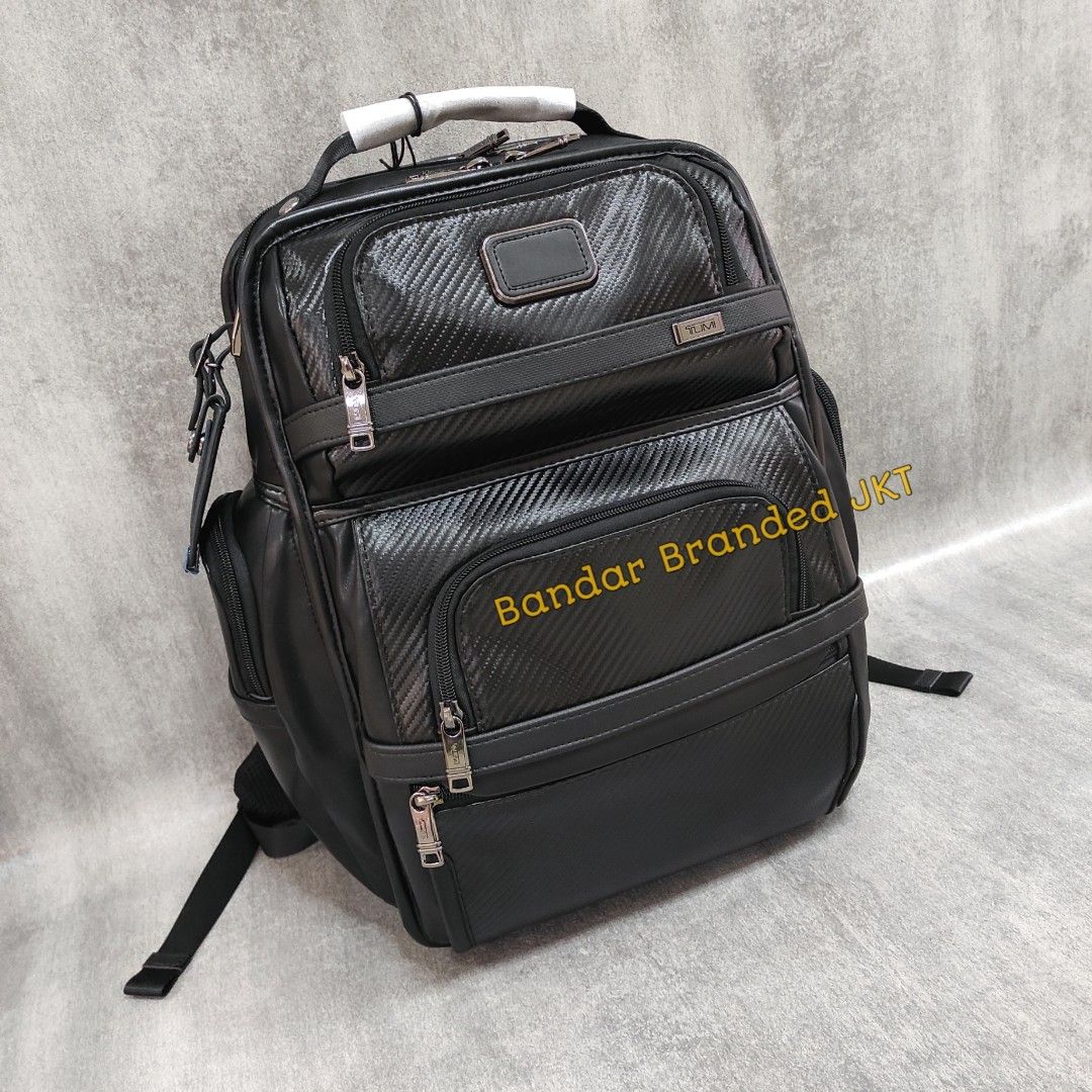 Tas Ransel Kulit Pria Tumi Alpha 3 Brief Pack Carbon Backpack Laptop Bisnis Dinas Kerja dan ...