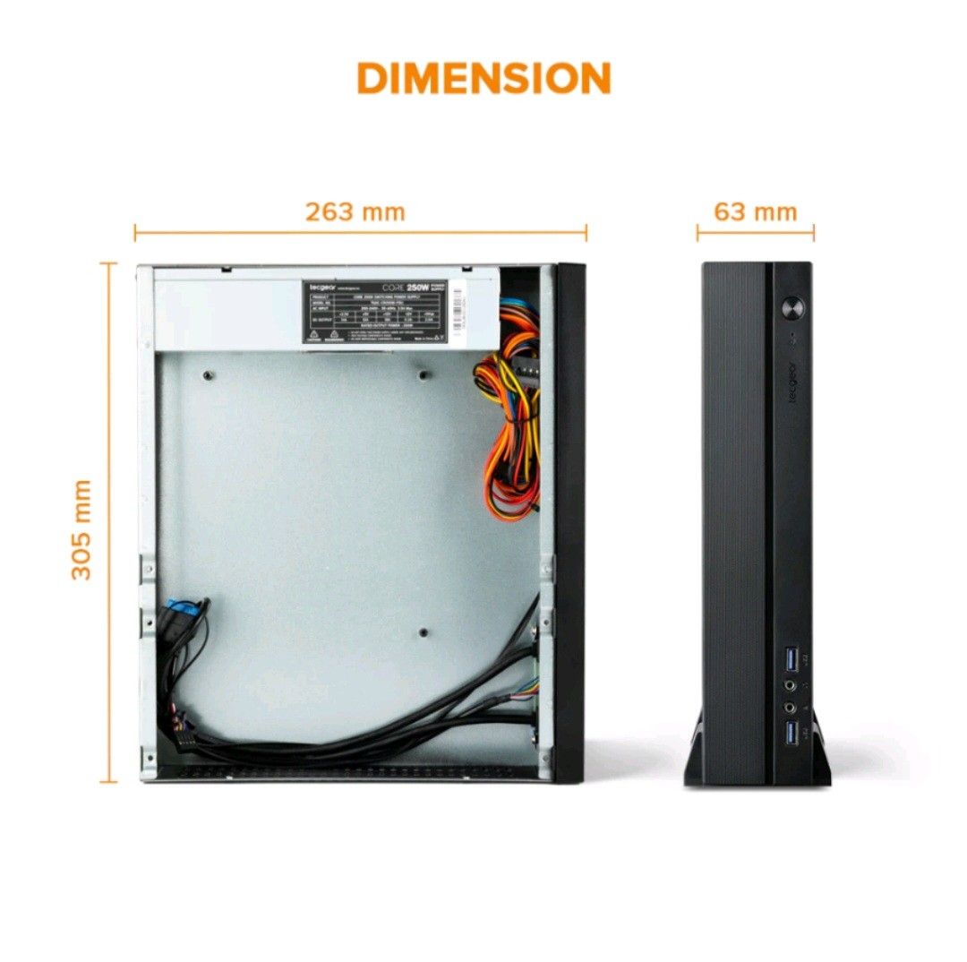 Tecware Core Slim sff itx case, Computers & Tech, Parts & Accessories ...