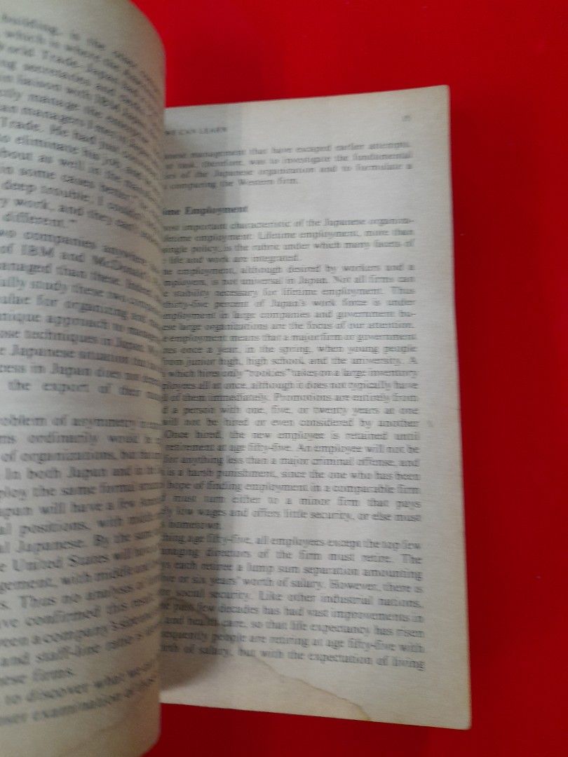 Theory Z by William Ouchi, Hobbies & Toys, Books & Magazines, Textbooks ...