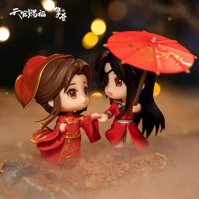 Tian Guan Ci Fu 天官赐福 TGCF Wedding Figure Set, Hobbies & Toys ...