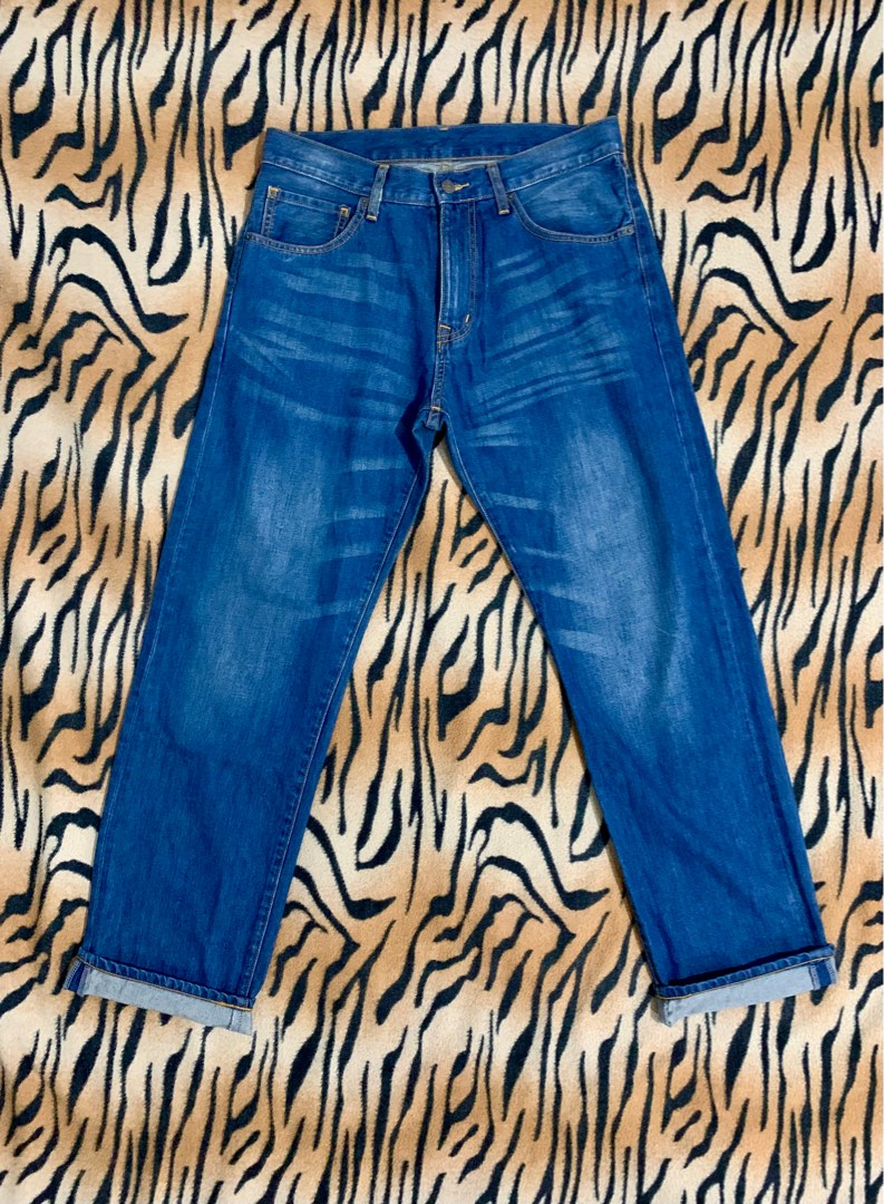 Topvalu Indigo Jeans Japanese Brand, Men's Fashion, Bottoms, Jeans on ...