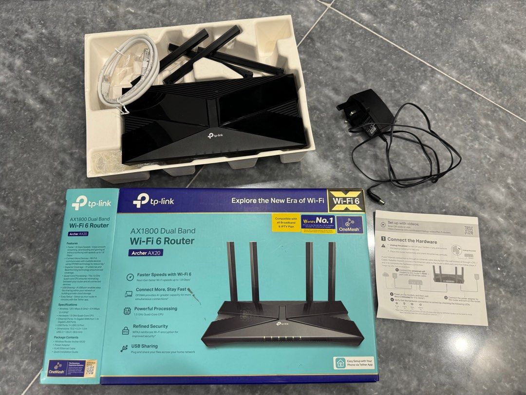 TP Link AX1800 Wifi Router, Mobile Phones & Gadgets, Other Gadgets on ...