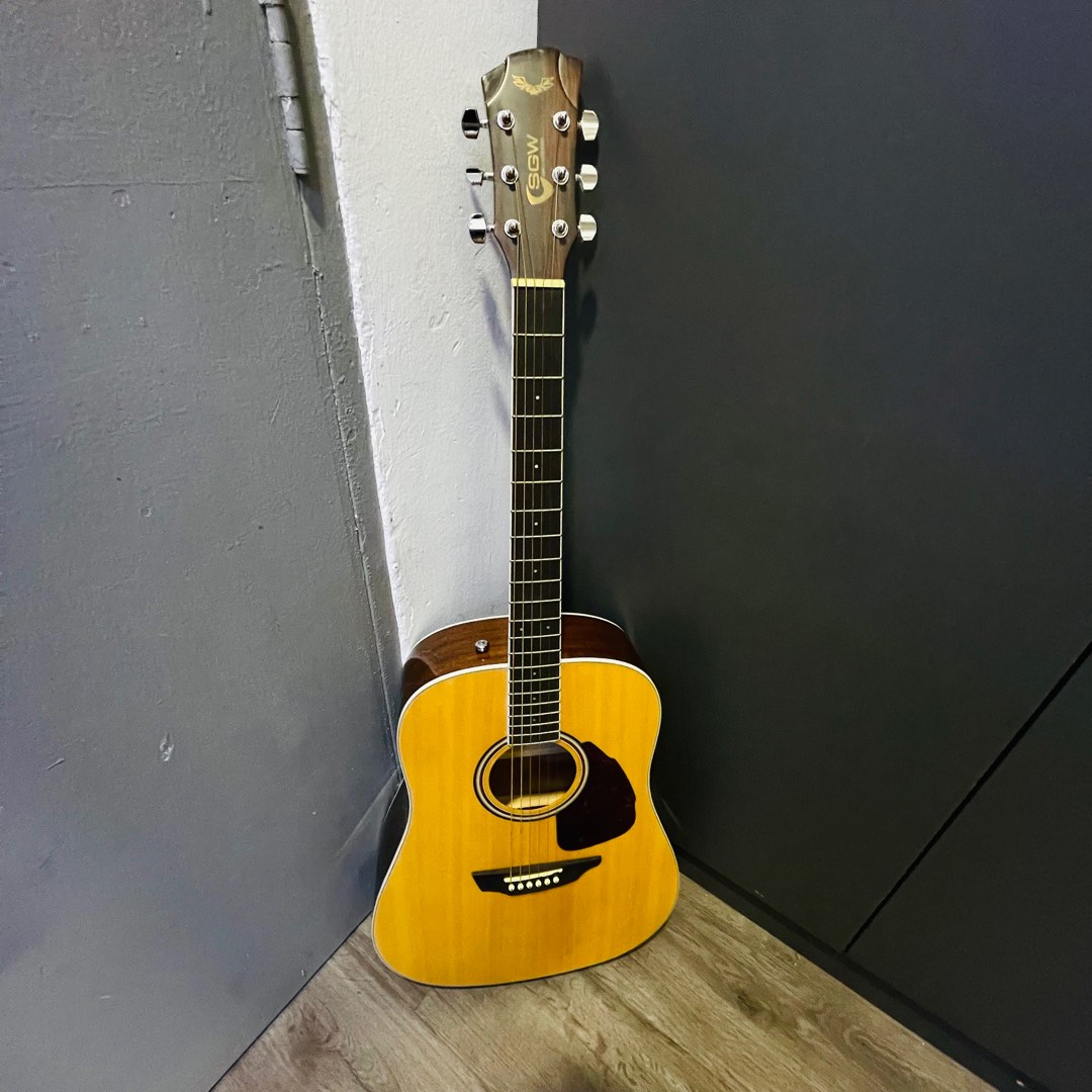 TP-SAMICK SGW S-300/NAT Acoustic guitar, Hobbies & Toys, Music & Media, Musical Instruments on ...