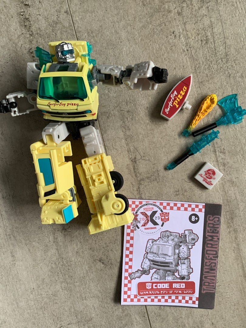 Transformer X Stranger Things Collaborative - Code Red, Hobbies & Toys ...